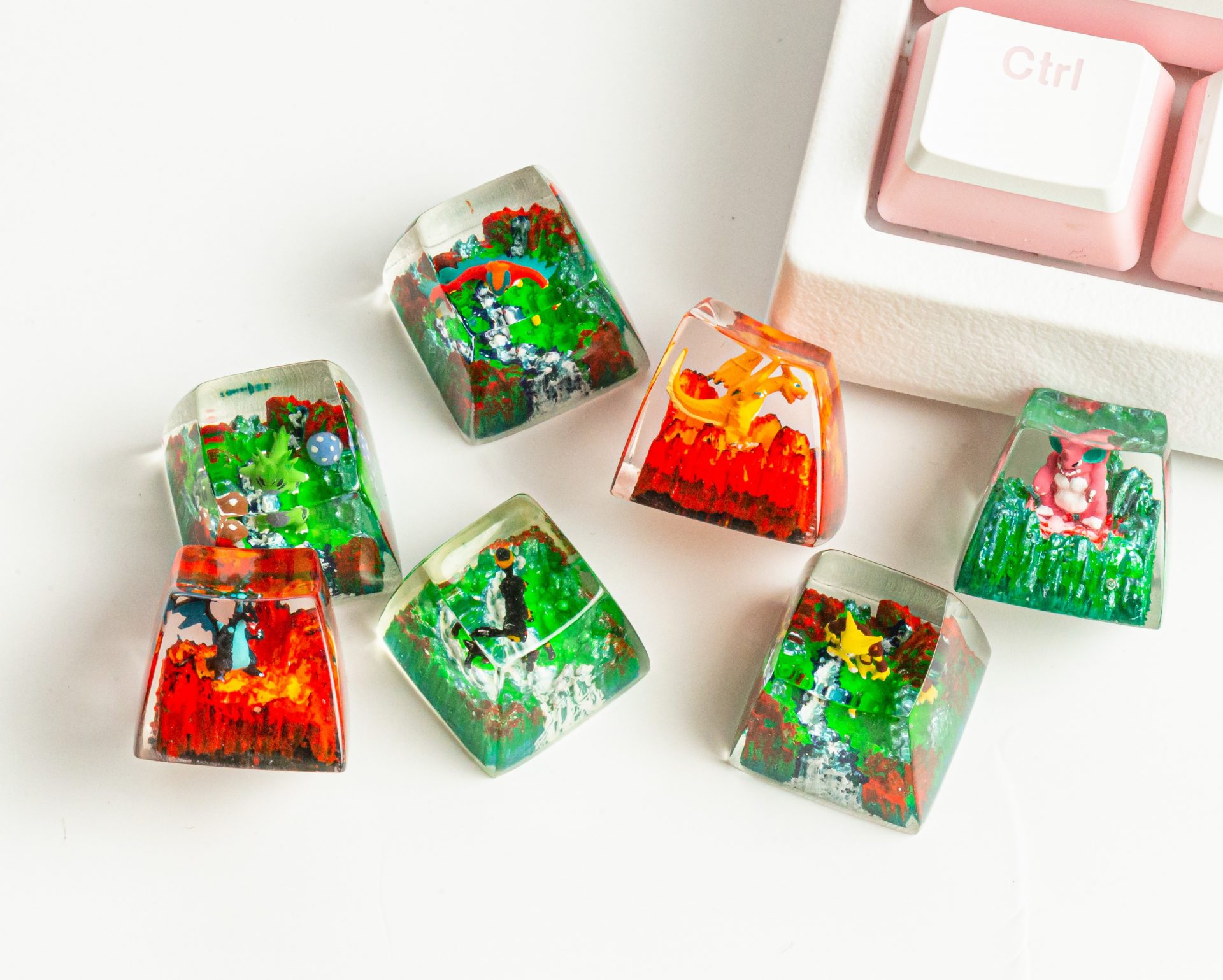 Custom Pokemon Keycap - Hirosart - Keycaps studio