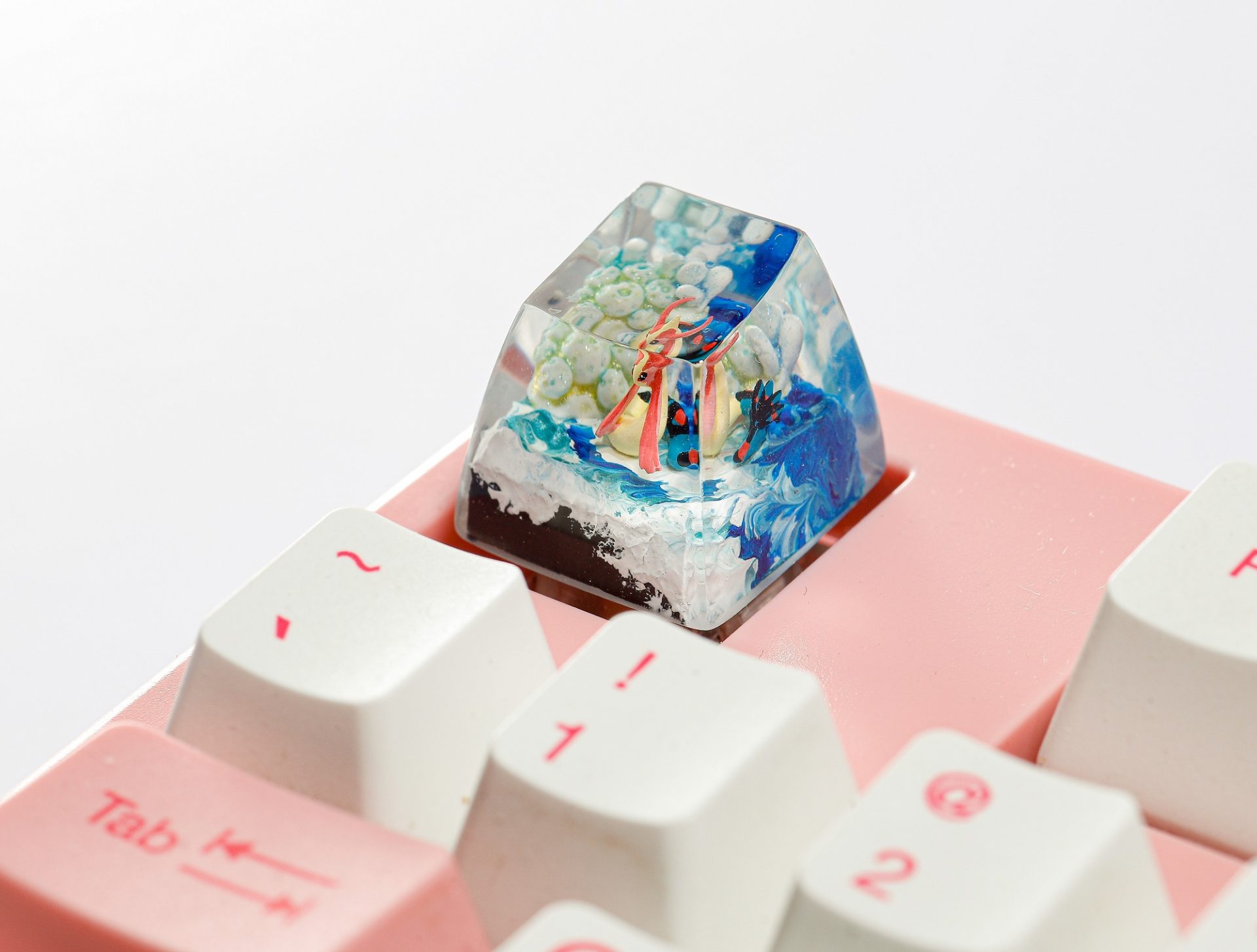 Milotic Pokemon Keycap - Hirosart - Keycaps studio