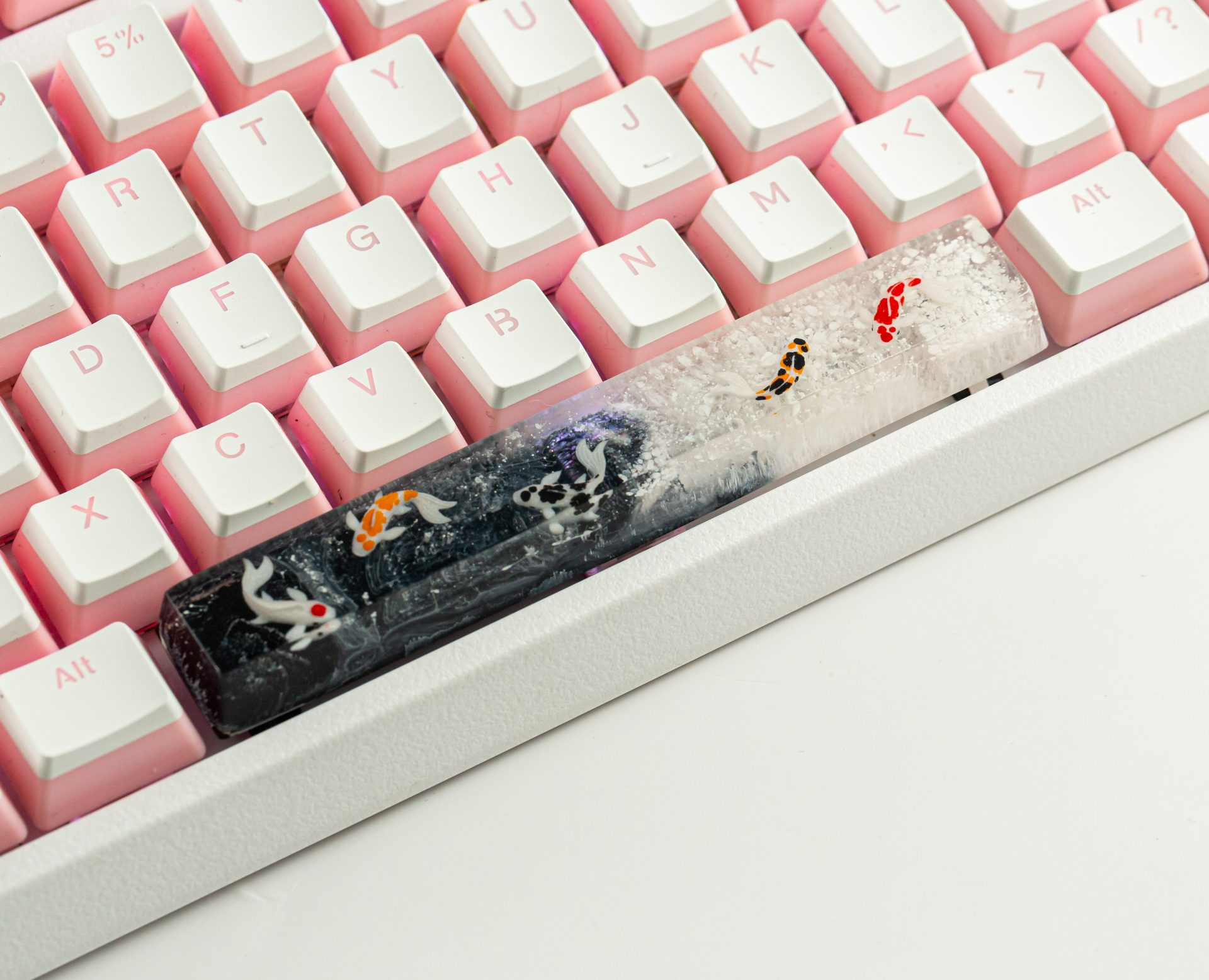 Yin Yang Spacebar keycap - Hirosart - Keycaps studio