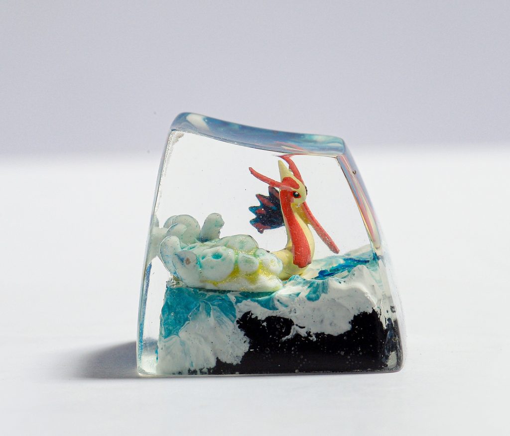 Milotic Pokemon Keycap - Hirosart - Keycaps studio