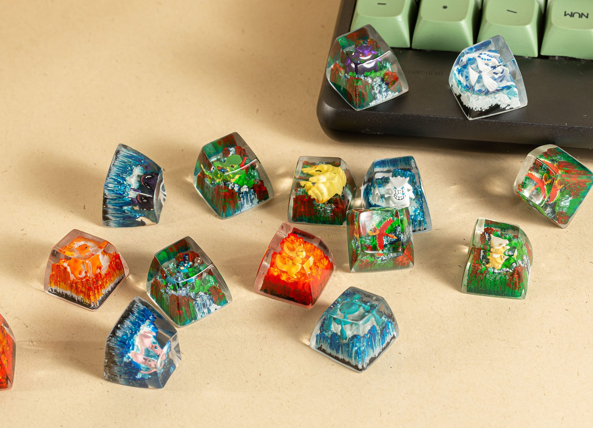 Custom Pokemon Keycap - Hirosart - Keycaps studio