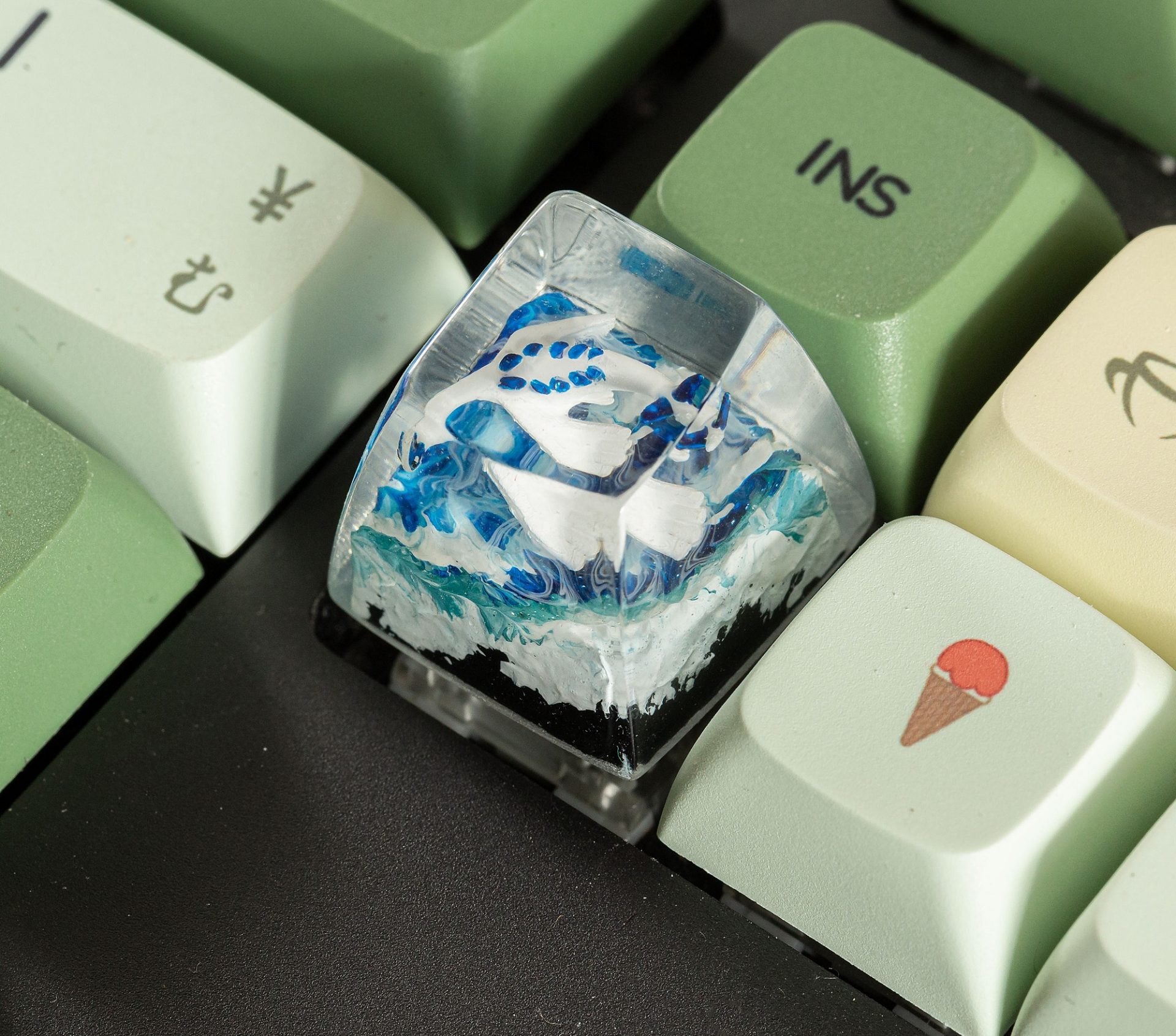 Lugia Pokemon keycap - Hirosart - Keycaps studio