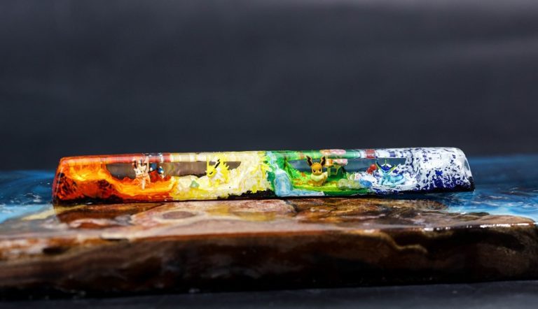 Custom Spacebar pokemon keycap - Hirosart - Keycaps studio