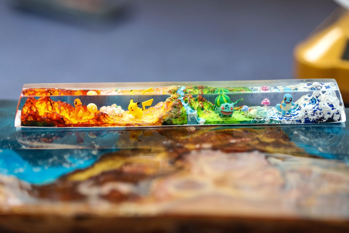 Custom Spacebar pokemon keycap - Hirosart - Keycaps studio