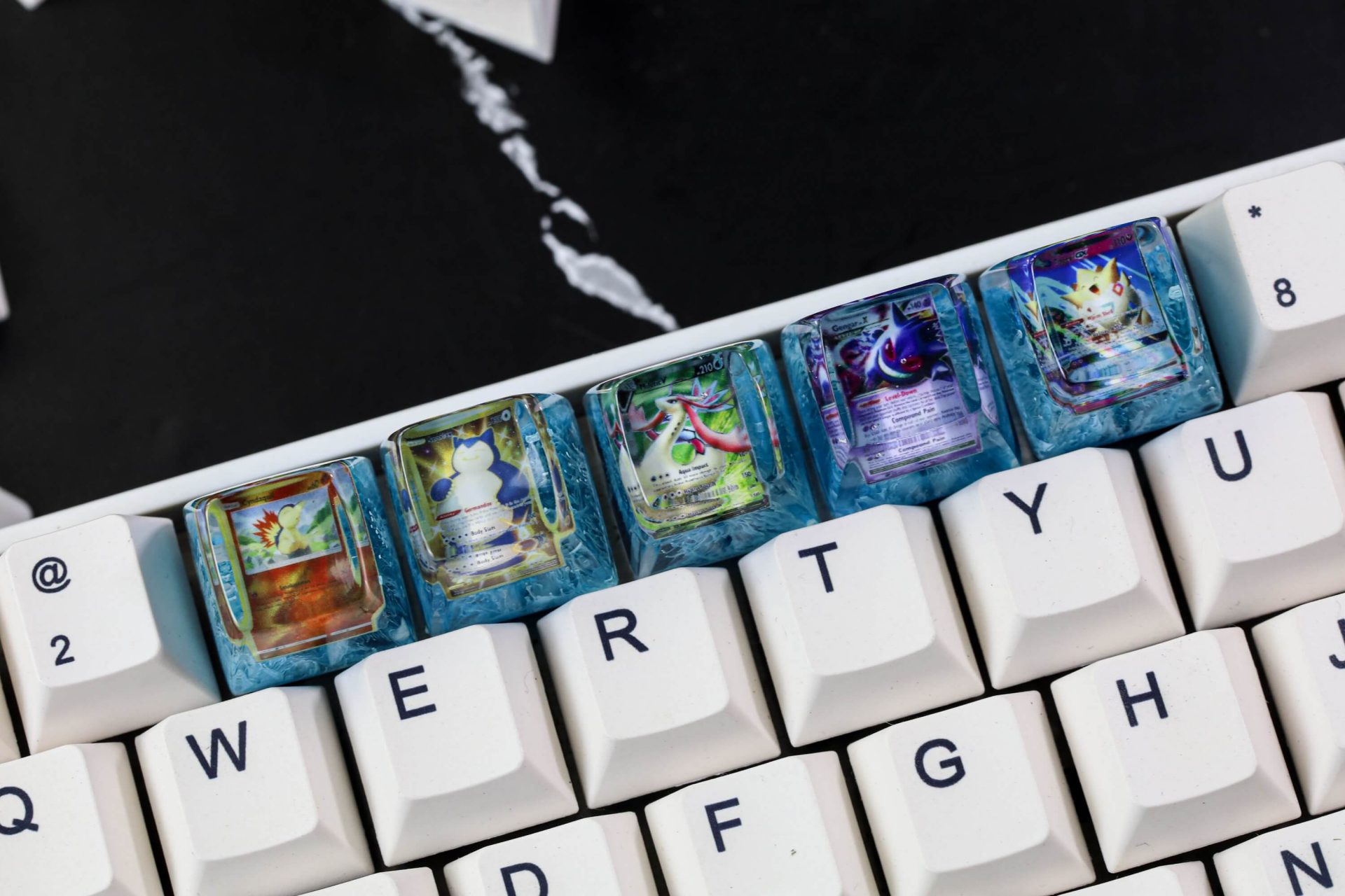 Custom Pokemon Card Artisan Keycap - Hirosart - Keycaps studio