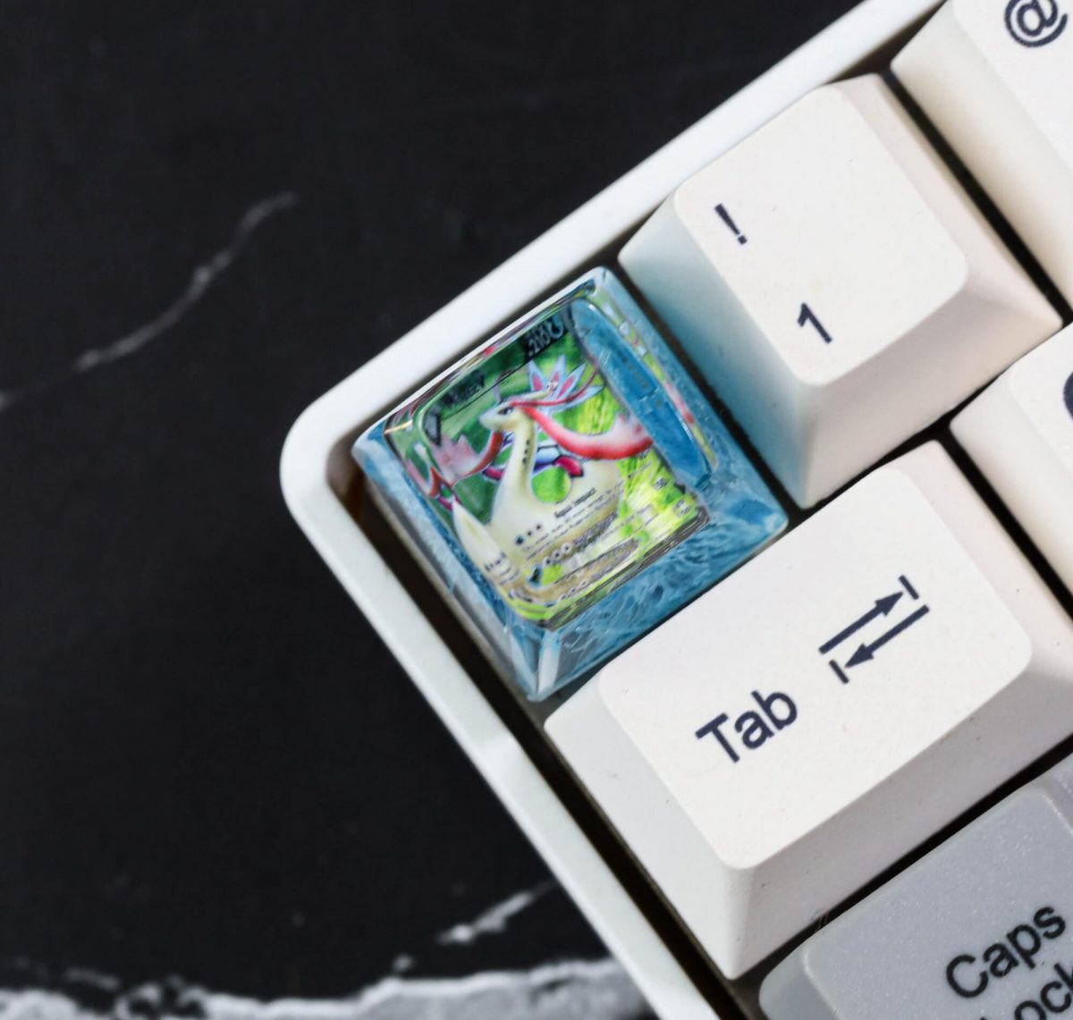 Custom Pokemon Card Artisan Keycap - Hirosart - Keycaps studio