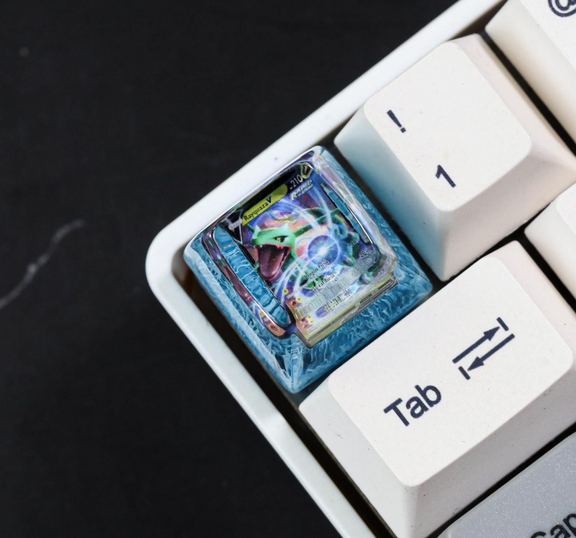 Custom Pokemon Card Artisan Keycap - Hirosart - Keycaps studio