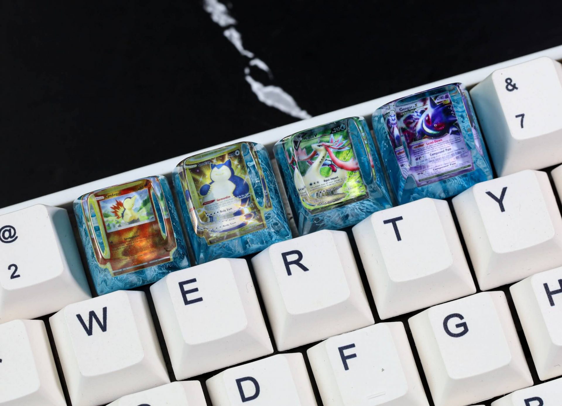Custom Pokemon Card Artisan Keycap - Hirosart