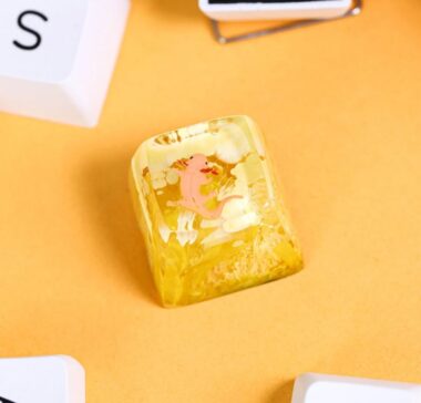 Axolotl artisan keycap - Hirosart - Keycaps studio