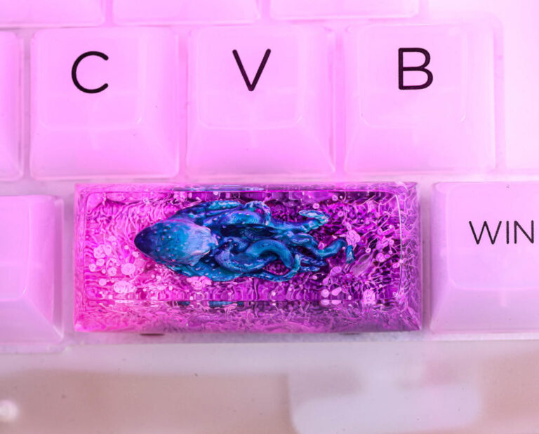 The Kraken artisan keycap - Hirosart - Keycaps studio