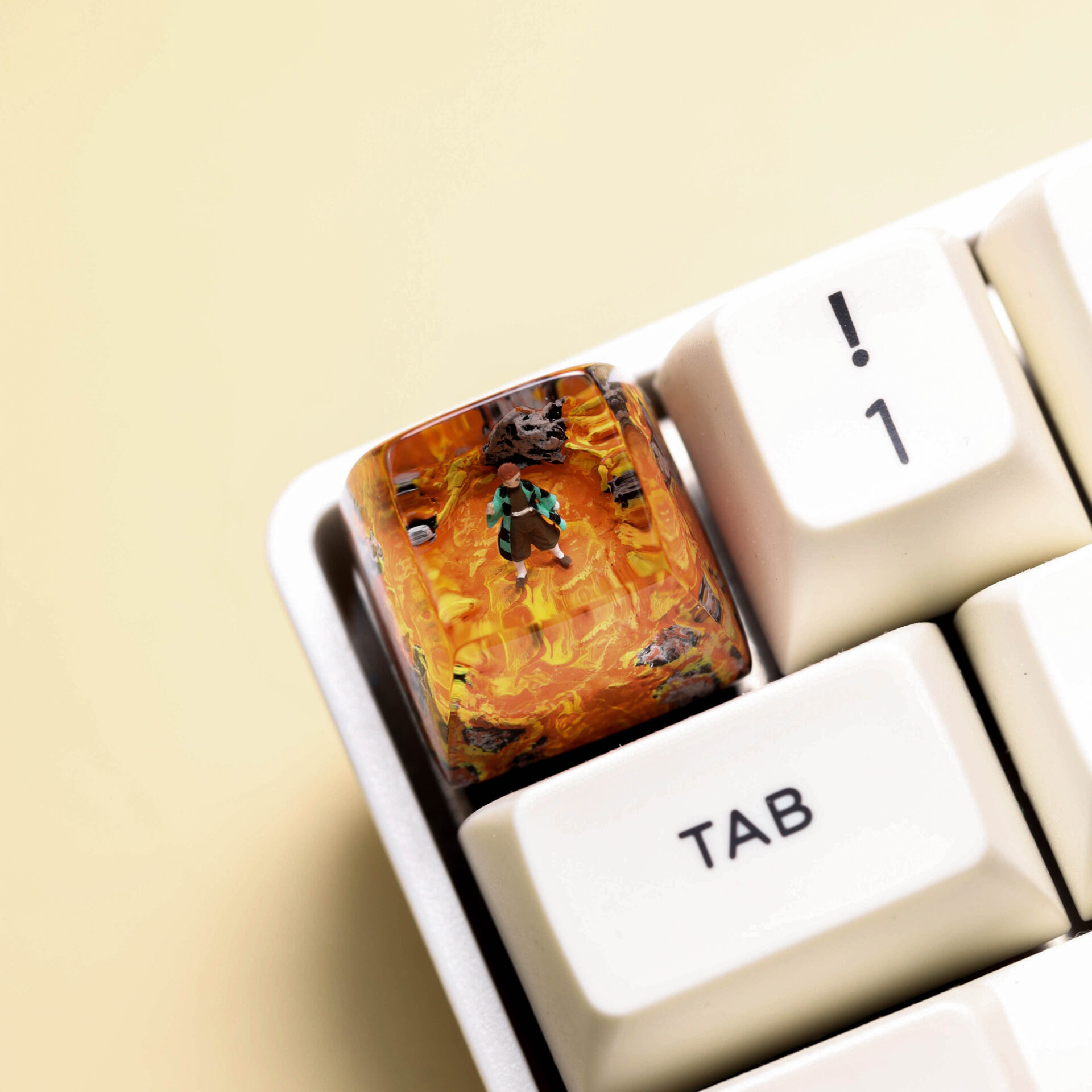 Custom Demon slayer keycaps - Hirosart